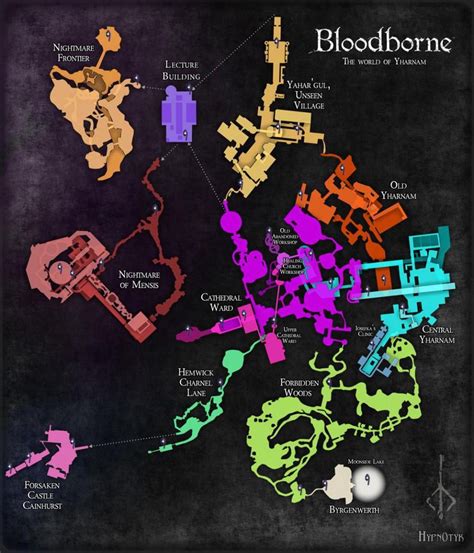 How Does This Map Of Bloodborne Stack Up Against The Dark Souls Map How Does This Map Of Bloodborne Stack Up Against The Dark Souls Map