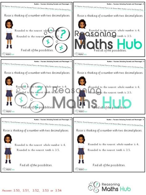 Round Decimals With Two Decimal Places To The Nearest Whole Number And To One Decimal Place