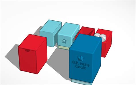 3d Design Deck Box Yu Gi Oh Tinkercad