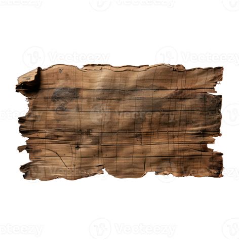 Horizontal Old Scroll Paper On Transparent Background PNG