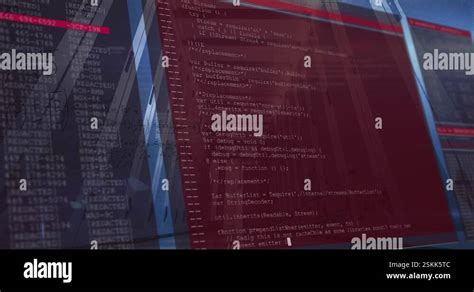 Animation Of Computer Language Mathematical Equation And Diagrams Low