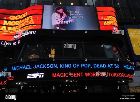 File Photo 10th Anniversary Of Michael Jacksons Death Scene From
