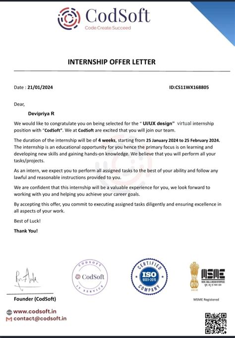 Devi Priya On Linkedin Uiuxdesign Internship Excitedforthejourney