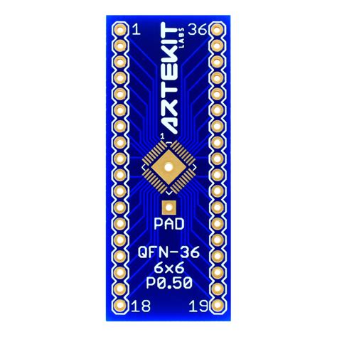 QFN To DIP Adapter Mm X Mm P Mm Pack Of Artekit Labs