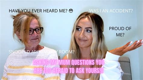 Asking My Mum Questions Youre Too Afraid To Ask Yours Youtube