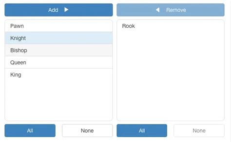Angular 2 Component For Dual Listbox Control Angular Script