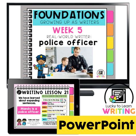lucky to learn writing unit 1 foundations week 5 paragraphs