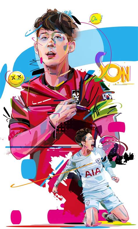Son Heungmin For Korea Football Exhibition 1000day Football