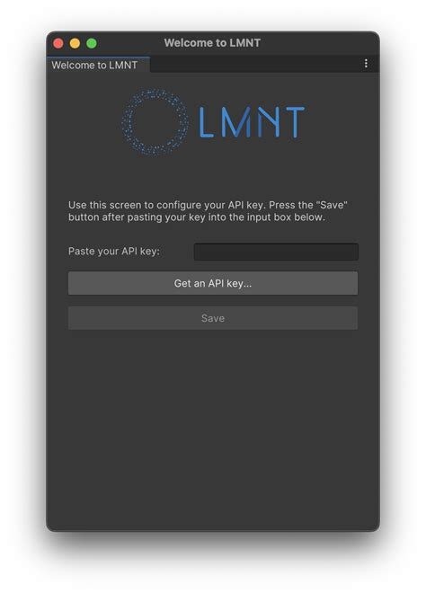 Getting Started Lmnt