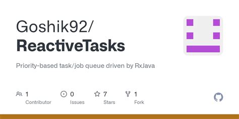 Reactivetasks Priority Based Taskjob Queue Driven By Rxjava Rcoolgithubprojects