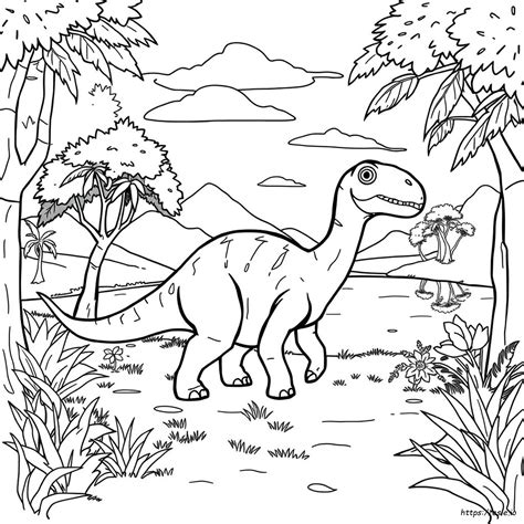 Dibujos De Dinosaurios Para Colorear