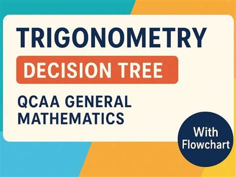 Unit 2 General Maths Trigonometry Decision Tree Teaching Resources