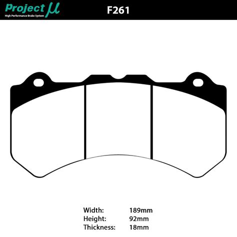 Project Mu Brake Pads F261 Ns C