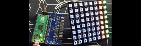 rp2040 with pio and dma to address ws2812b leds piday neopixels
