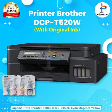 Jual Printer Brother Dcp T W Wifi Wireless Print Scan Copy Replace T W Compatible Ink