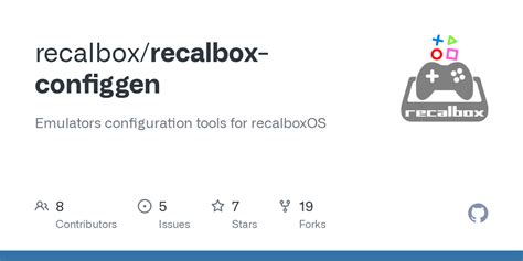 GitHub Recalbox Recalbox Configgen Emulators Configuration Tools For RecalboxOS