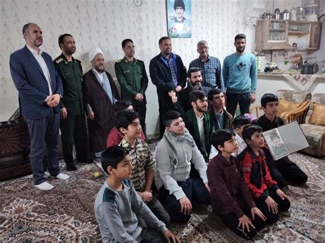دیدار با خانواده شهید رضا حسن زاده در آستانه نوروز تصاویر