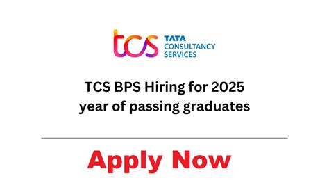 Tcs Bps Hiring Freshers 2025 Discover Entry Level Job Opportunities Apply Now