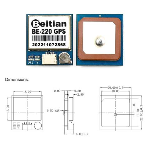 Diymall Be 220 Gps Module Ttl Level With Ceramic Indonesia Ubuy