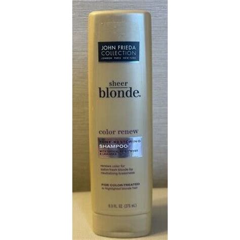 John Frieda Sheer Blonde Color Renew Tone Restoring Brightening Shampoo
