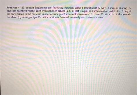 Solved Problem 4 20 Points Implement The Following