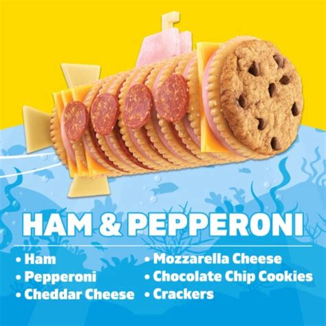 Lunchables Ham And Pepperoni With Cheddar And Mozzarella Cheese Crackers