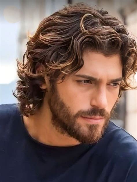Pin By Masé On Can Yaman Long Hair Styles Men Wavy Hair Men Medium