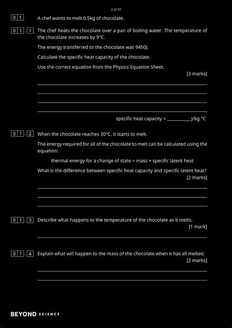 SOLUTION Aqa Gcse Physics Paper H Question Paper Graded A Studypool