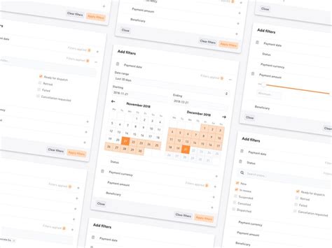 Filter Ui By Adam Ioannidis For Airwallex