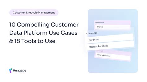10 Compelling Customer Data Platform Use Cases And 18 Tools To Use