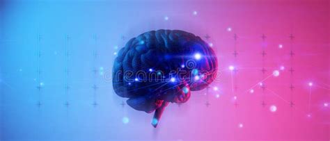 Microchip Brain Neural Of Ai Robot For High Technology Network Quantum Computer Processing