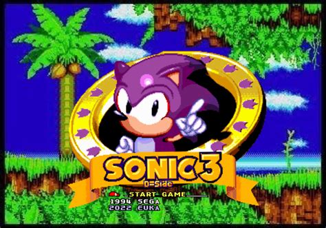 D Side Title Screen Mod For Sonic 3 Air S3air Mods