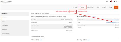 Magento2 Cancel An Order Customer Did Not Receive An Email Magento