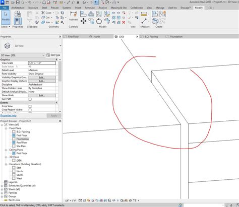 why between foundation walls have a gap autodesk community