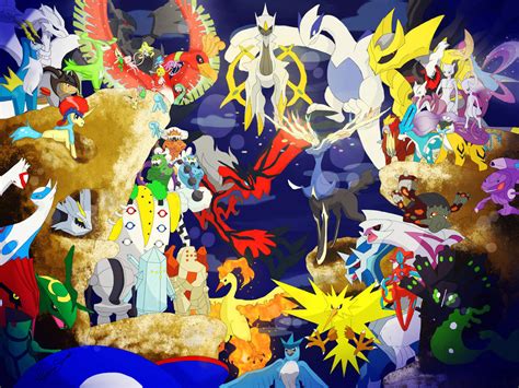 Legendary Pokemon By Rosalinascarlet On Deviantart