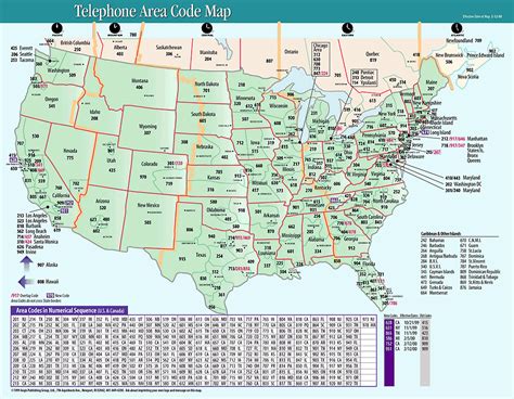 Us Phone Area Code Map Us World Maps