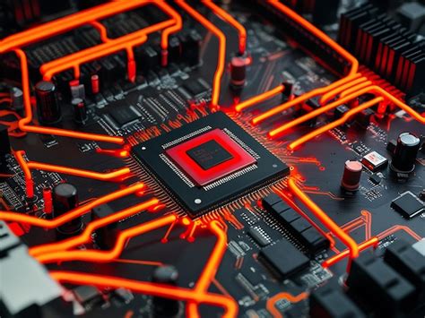 Advanced Technology Circuit Board Cpu Processor Microchip Ai