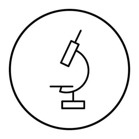 Premium Vector Microscope Vector Illustration