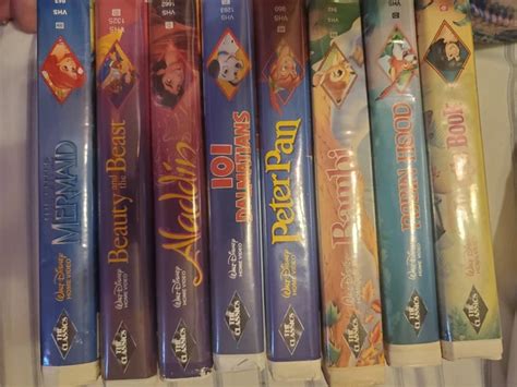 Walt Disney Black Diamond Vhs Tapes Lot Rare 17728 Picclick Ca