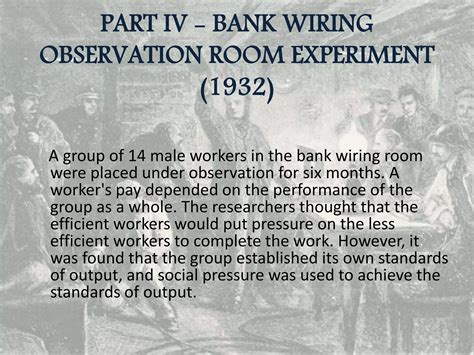Elton Mayo Hawthorne Experiment Pptx