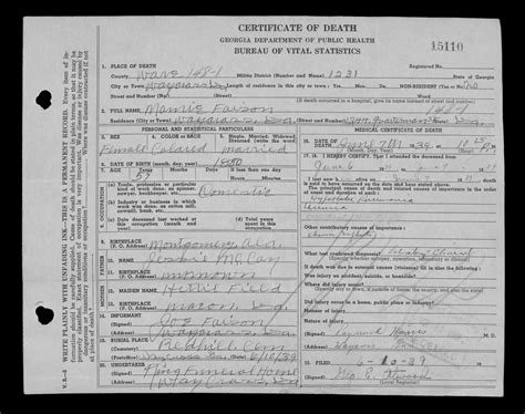 Mamie Faison Red Hill Cemetery Project