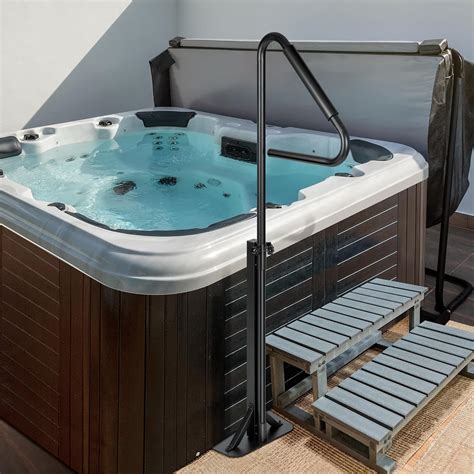 Vivohome 360 Rotatable Hot Tub Safety Handrail Height