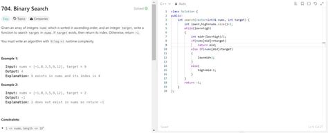 chintha dinesh reddy on linkedin day22 binarysearch algorithm coding day22 100daysofcode