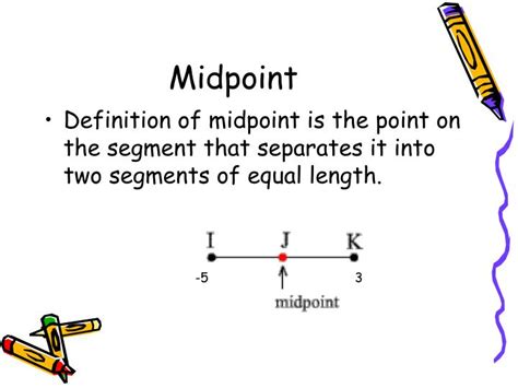 Ppt 107 Midpoint Of A Line Segment Powerpoint Presentation Id5626760