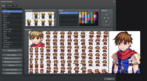 Built In Bust Generator Request RPG Maker Forums