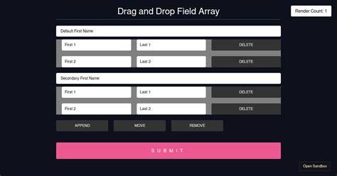 React Hook Form Usefieldarray Forked Codesandbox React Hook Form Usefieldarray Forked Codesandbox