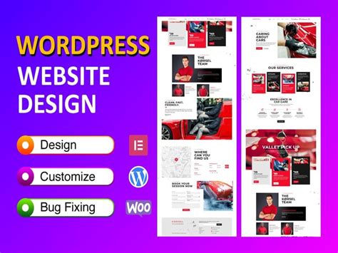 wordpress website elementor website or landing page design upwork