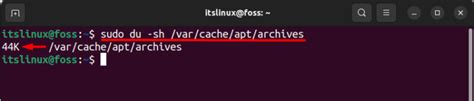 How To Clear Apt Cache In Ubuntu Its Linux FOSS