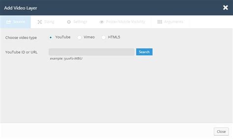 Add Video Layer Pop Up Wp Daddy