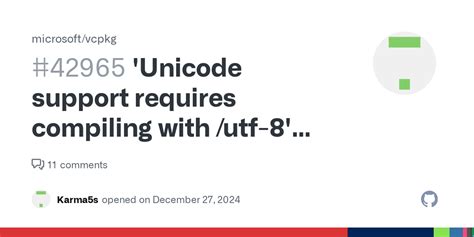 Unicode Support Requires Compiling With Utf 8 Compiling With Msvc